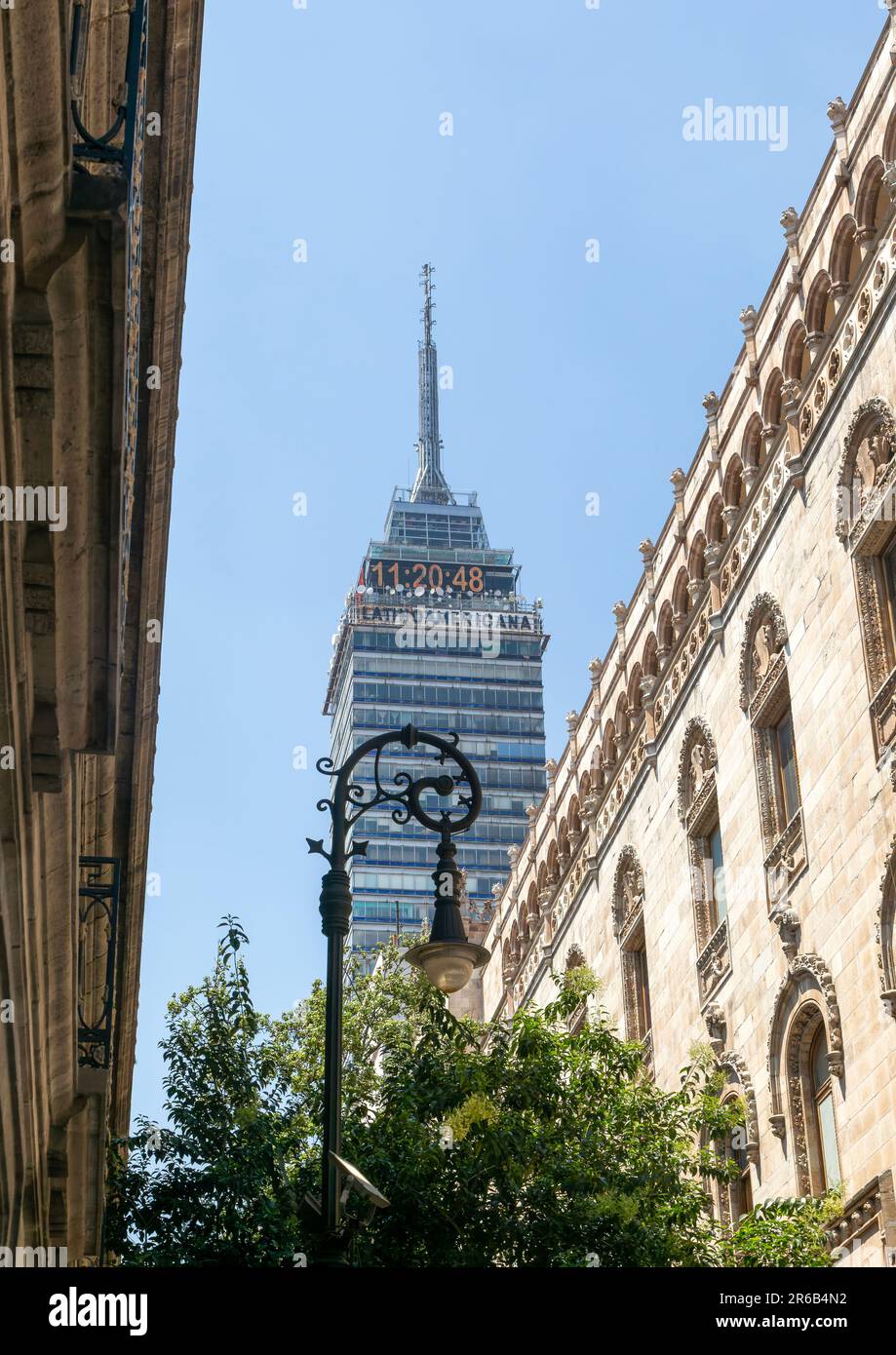 Latin American tower, Torre Latinamericano, Mexico City, Mexico built ...