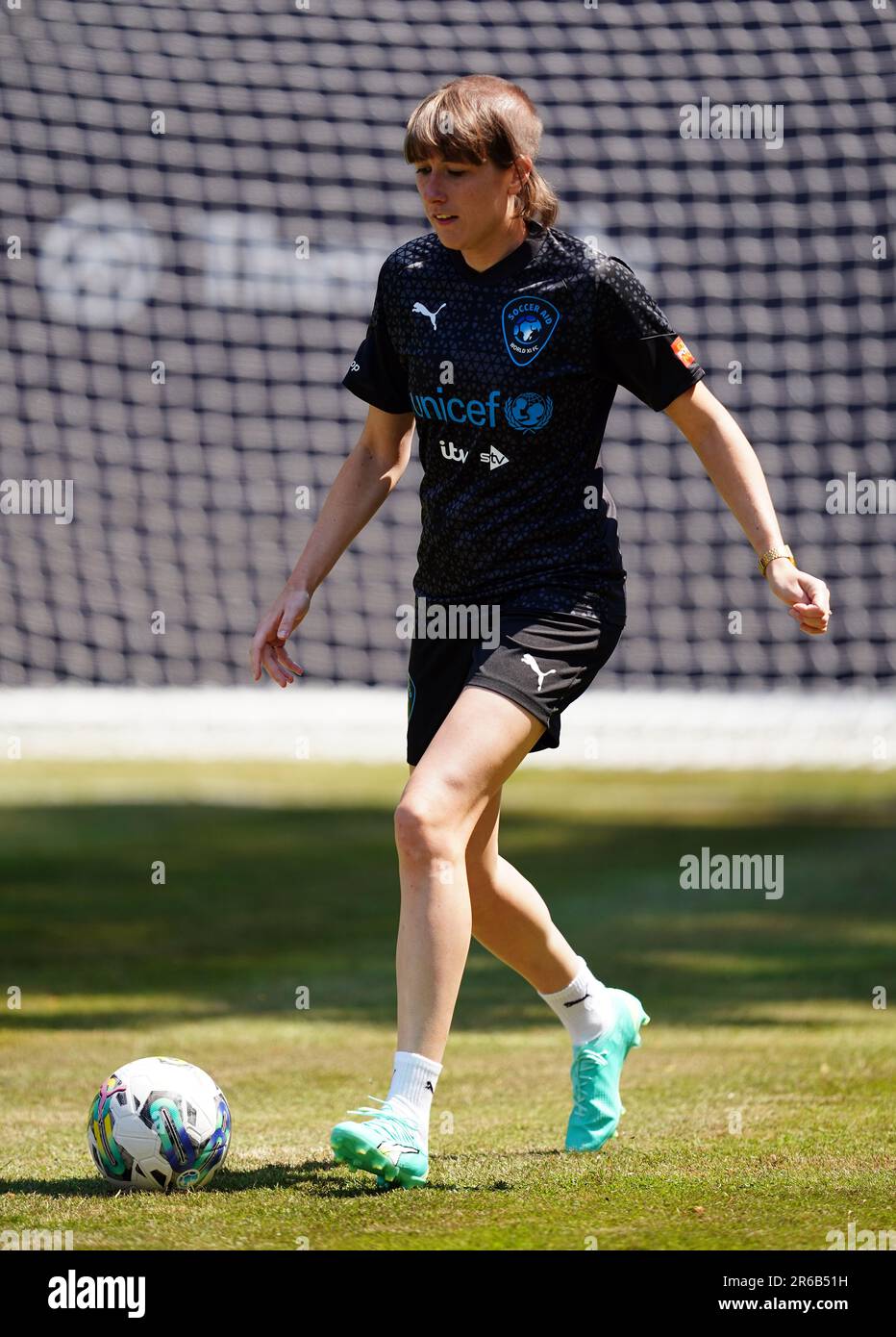 World XI's Maisie Adam during a training session at Champneys Tring ...
