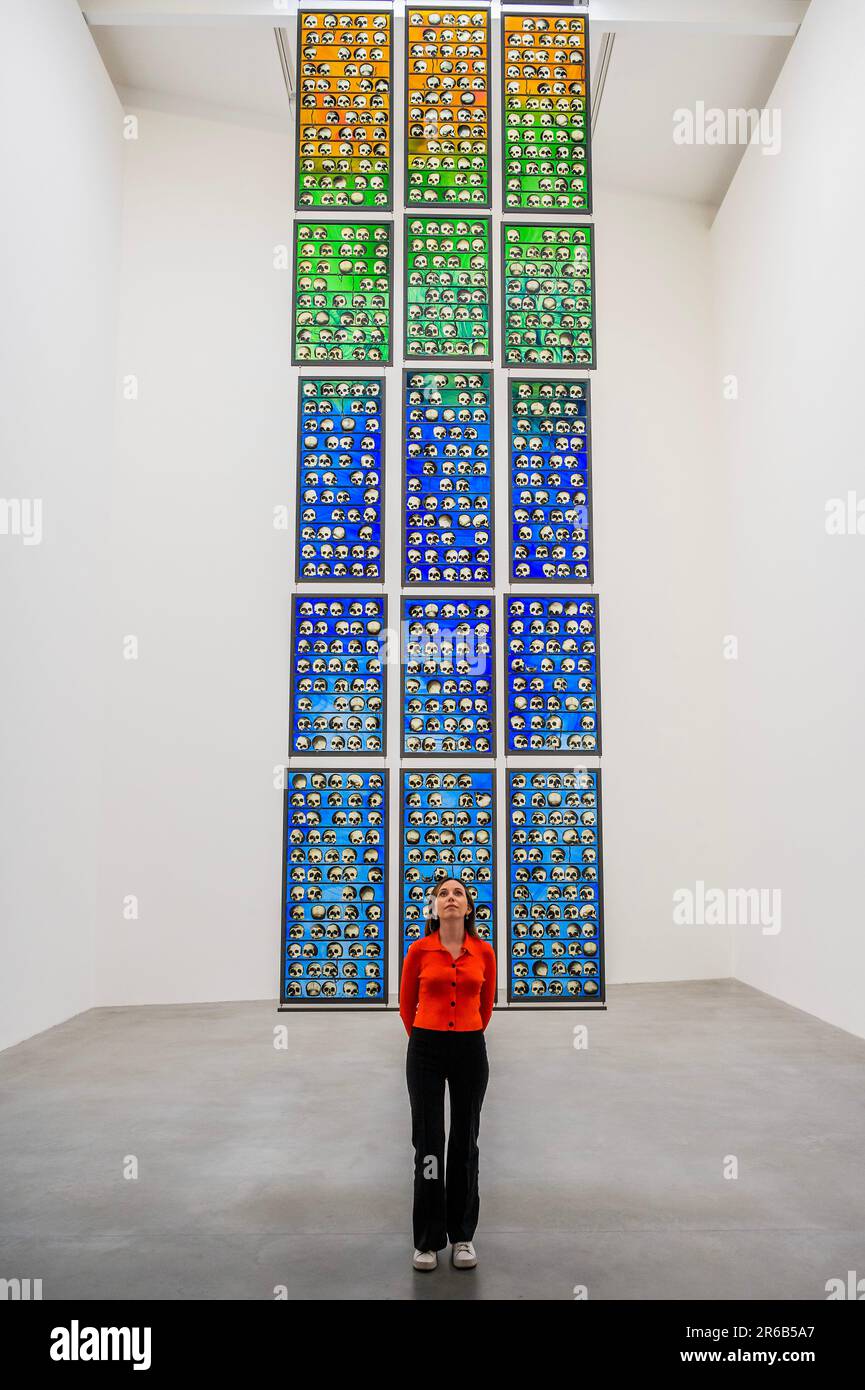 London, UK. 8th June, 2023. Stroud Ossuary, 2023 - Brian Clarke: A ...