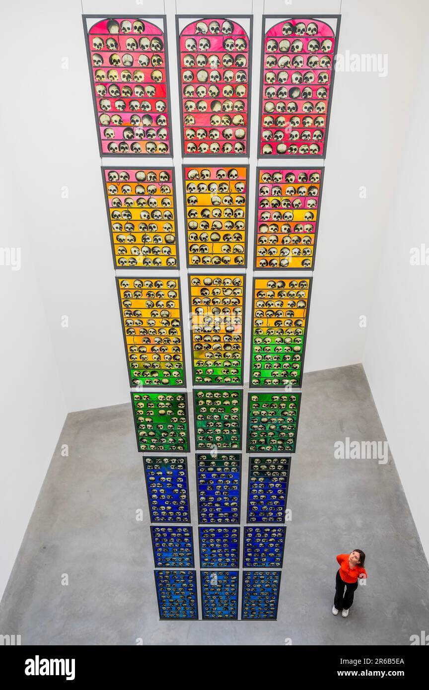 London, UK. 8th June, 2023. Stroud Ossuary, 2023 - Brian Clarke: A ...