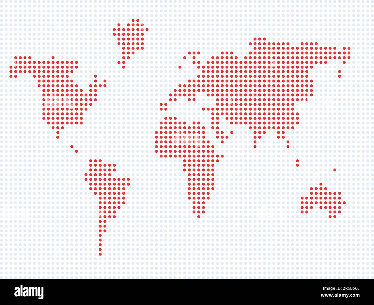 World made from dots Stock Vector Images - Alamy