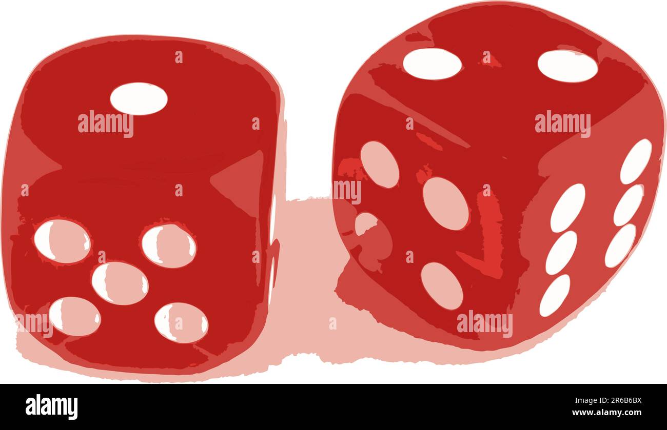 Dice showing Stock Vector Images - Alamy