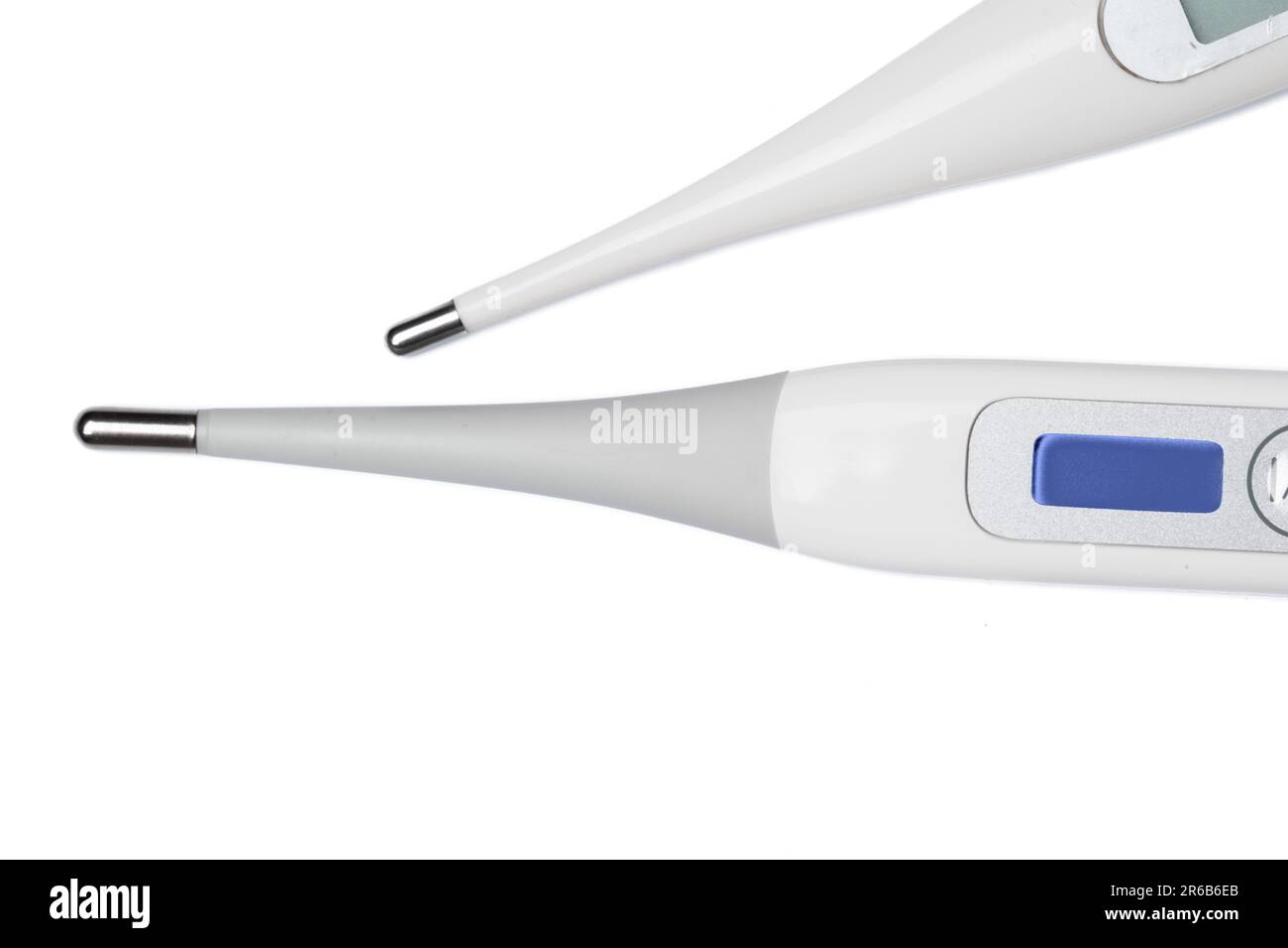 Electronic modern thermometer isolated Stock Photo - Alamy