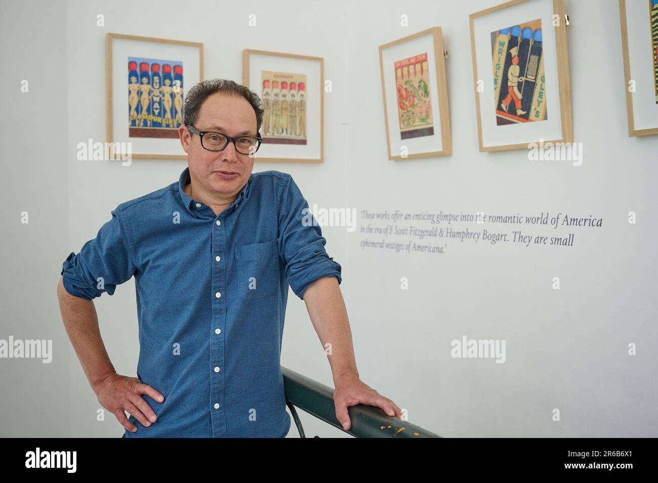London, UK . 8 June, 2023 . Photocall with artist Aaron Kasmin - at the ...