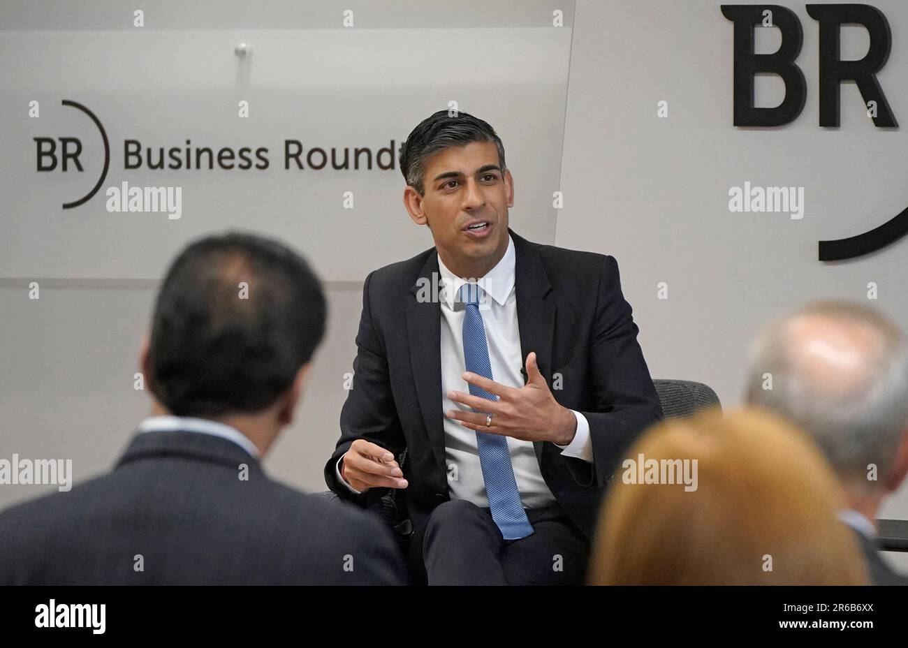 Prime Minister Rishi Sunak meeting US CEOs, including General Motors ...