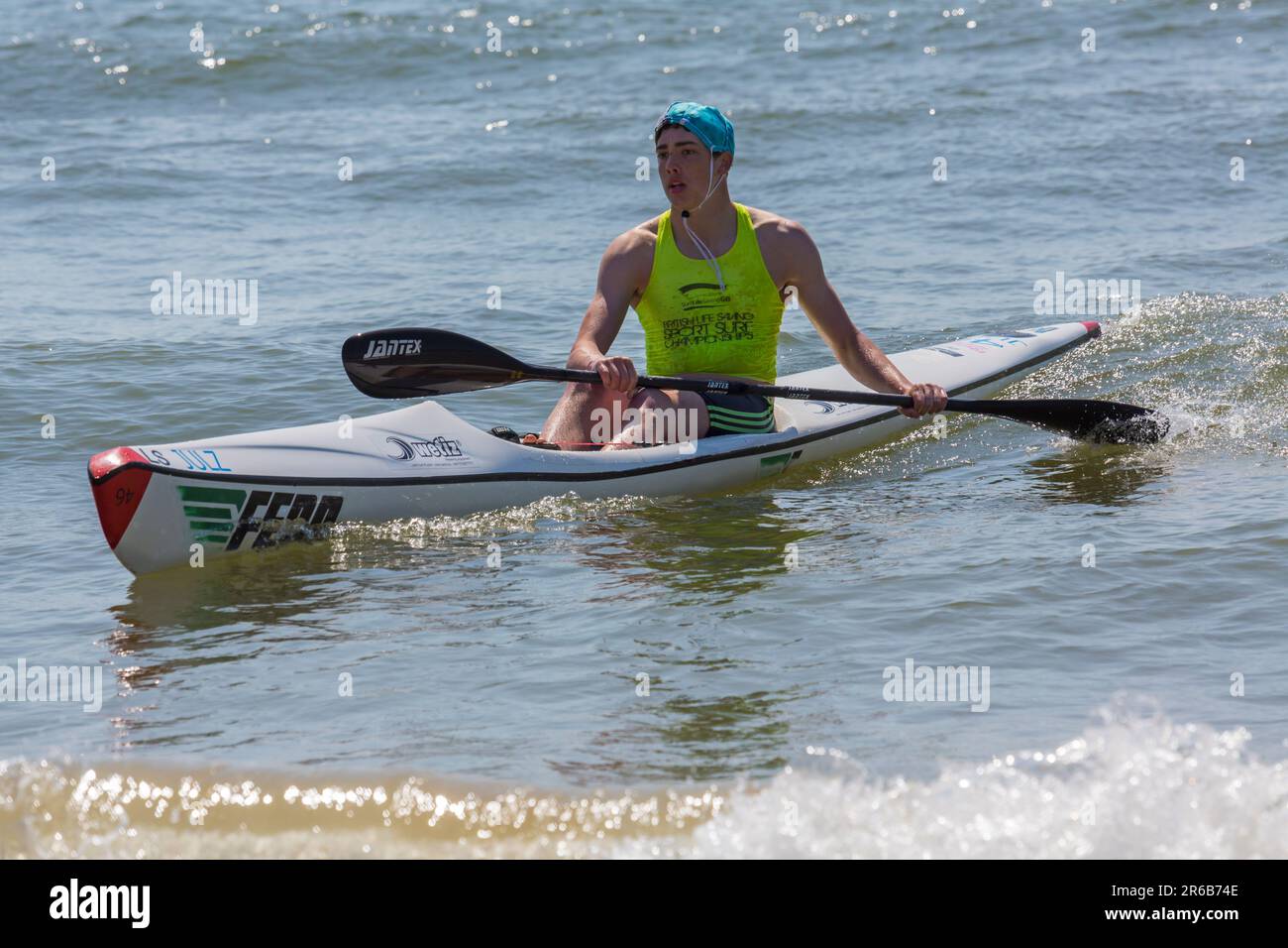 Man in a surfski hi-res stock photography and images - Alamy