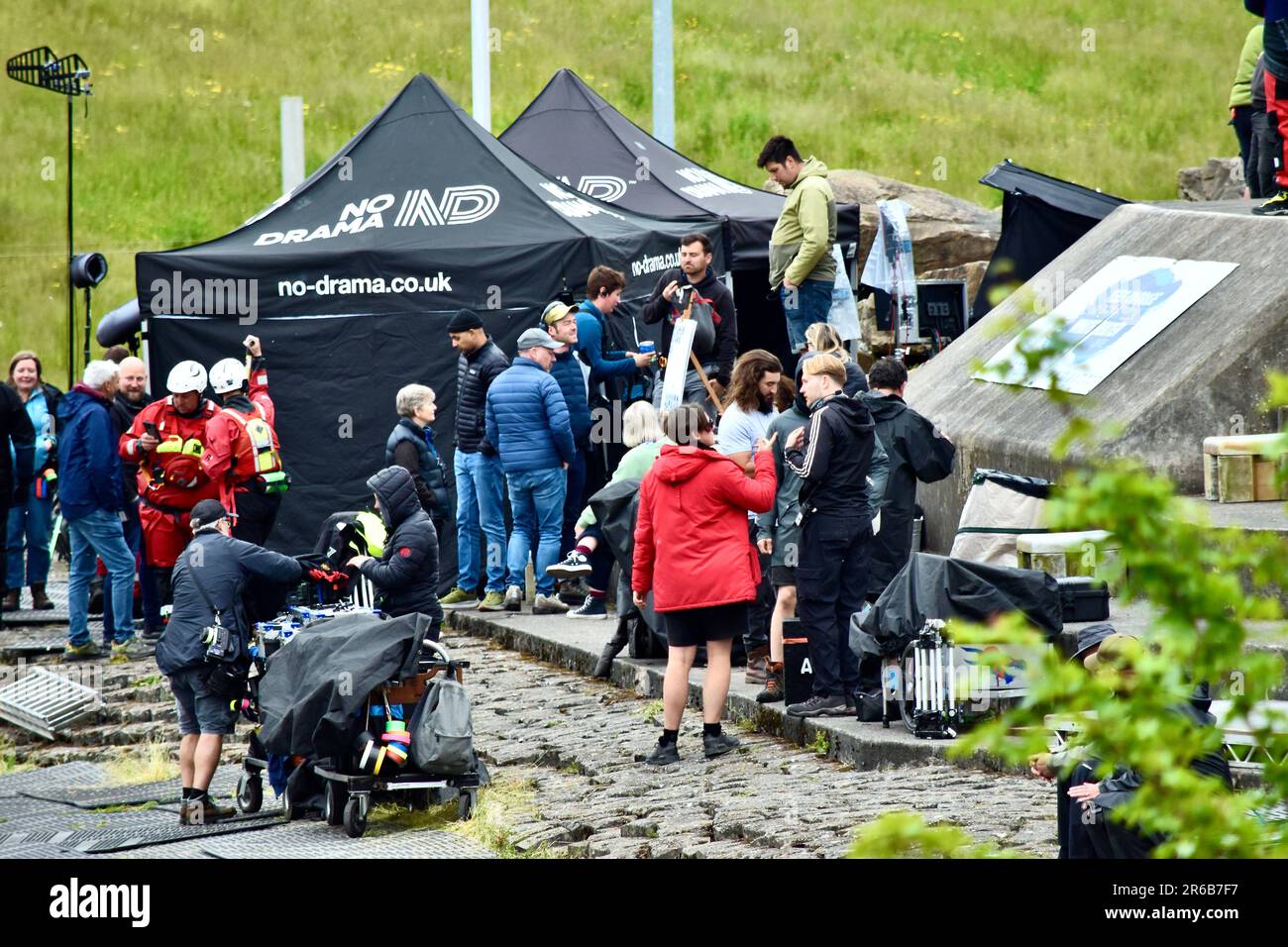 Stockton-on-Tees, UK. 08 Jun 2023. Today filming of ITV’s new mystery ...