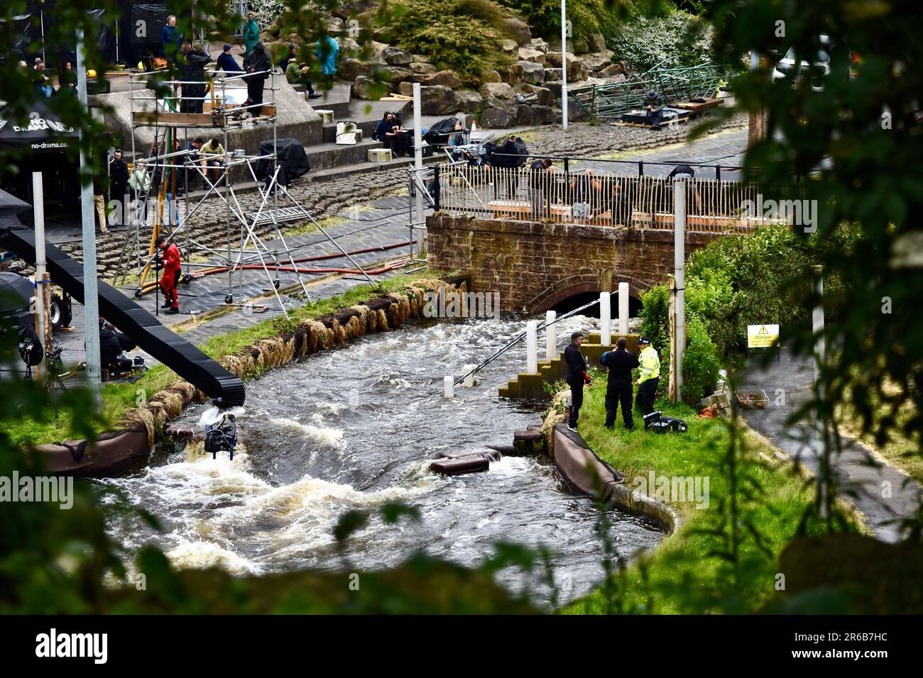 Stockton-on-Tees, UK. 08 Jun 2023. Today filming of ITV’s new mystery ...