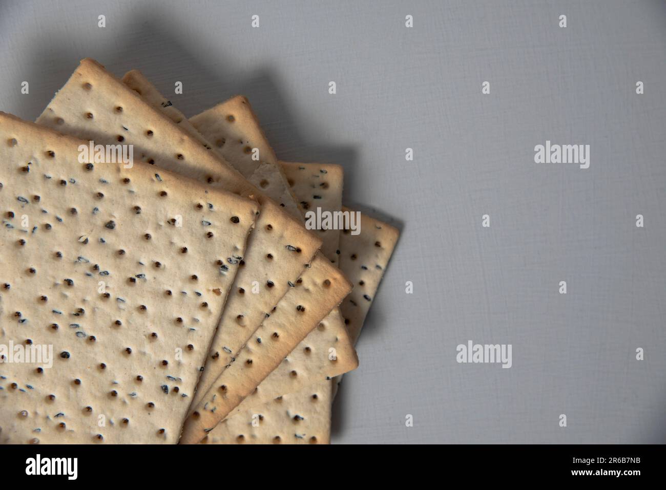 Pieces of dried bread on a white background.Healthy diet food. Diet ...