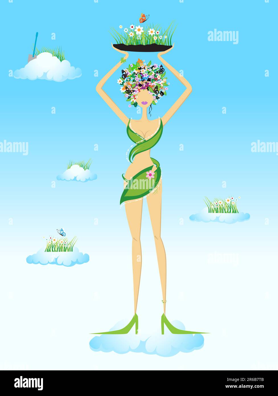 Fairy view Stock Vector Images - Alamy