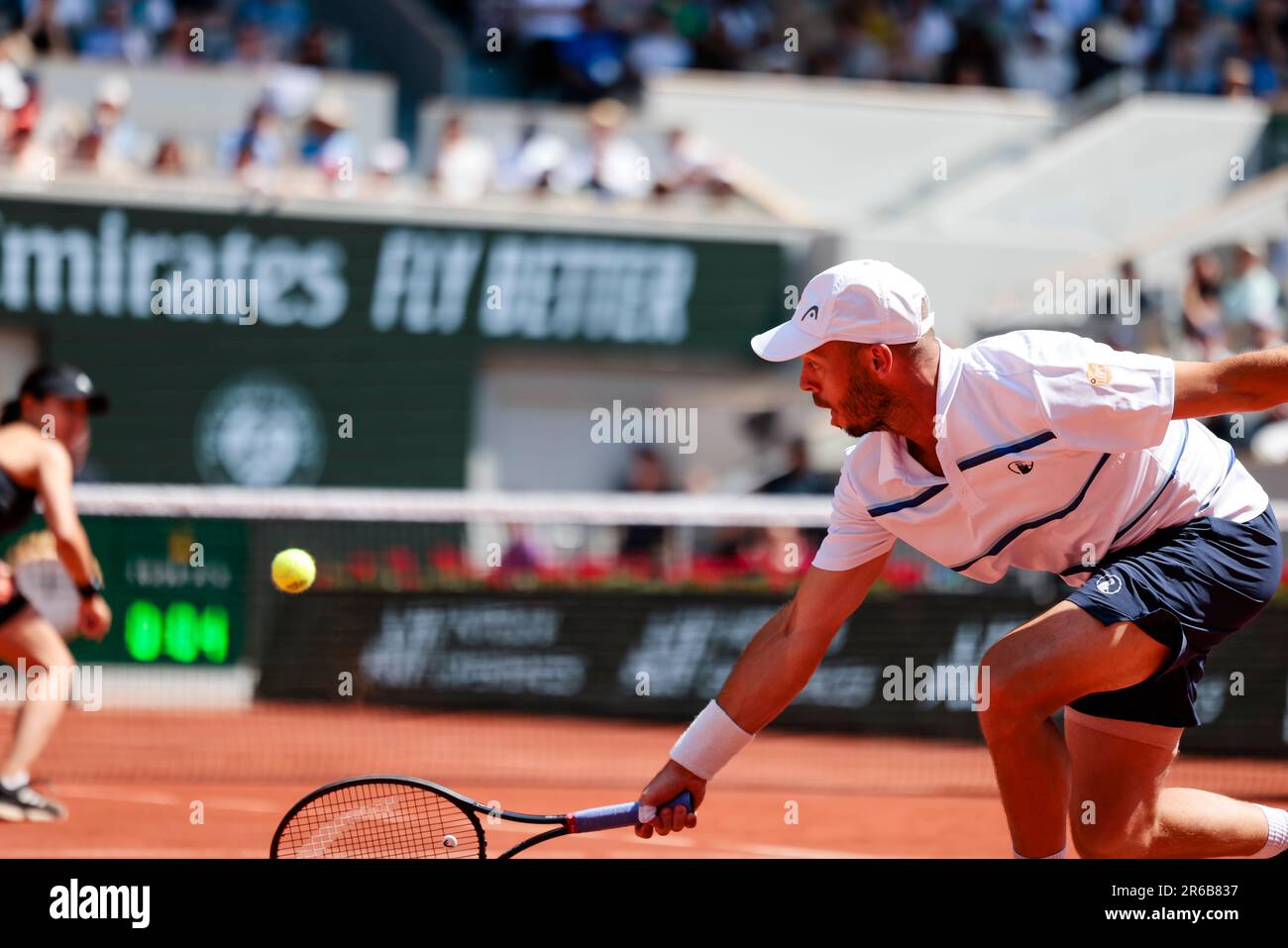 Paris, France. 8th June, 2023. Tennis player Tim Puetz from Germany and ...