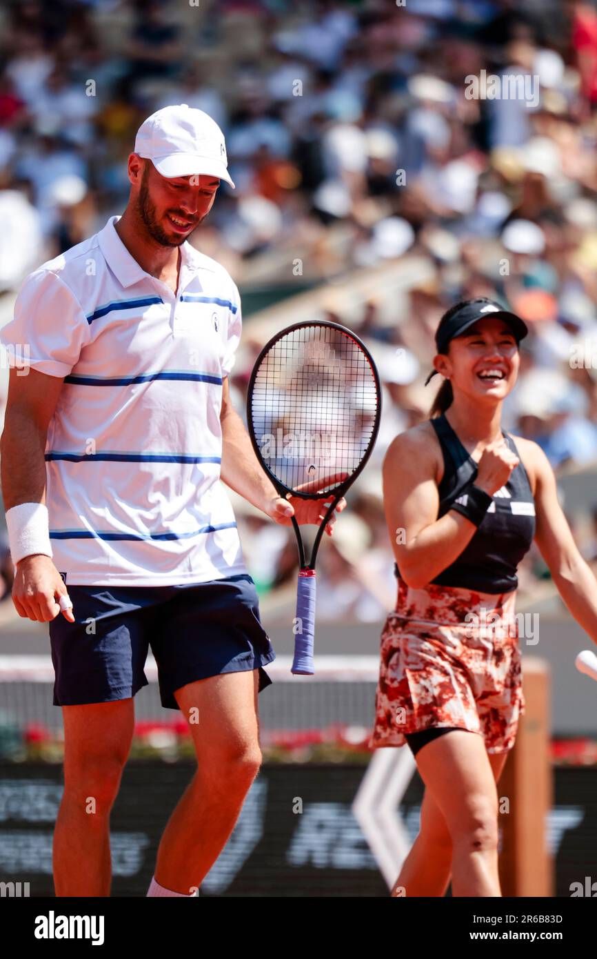 Paris, France. 8th June, 2023. Tennis player Tim Puetz from Germany and ...