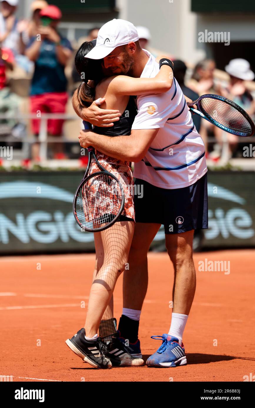 Paris, France. 8th June, 2023. Tennis player Tim Puetz from Germany and ...