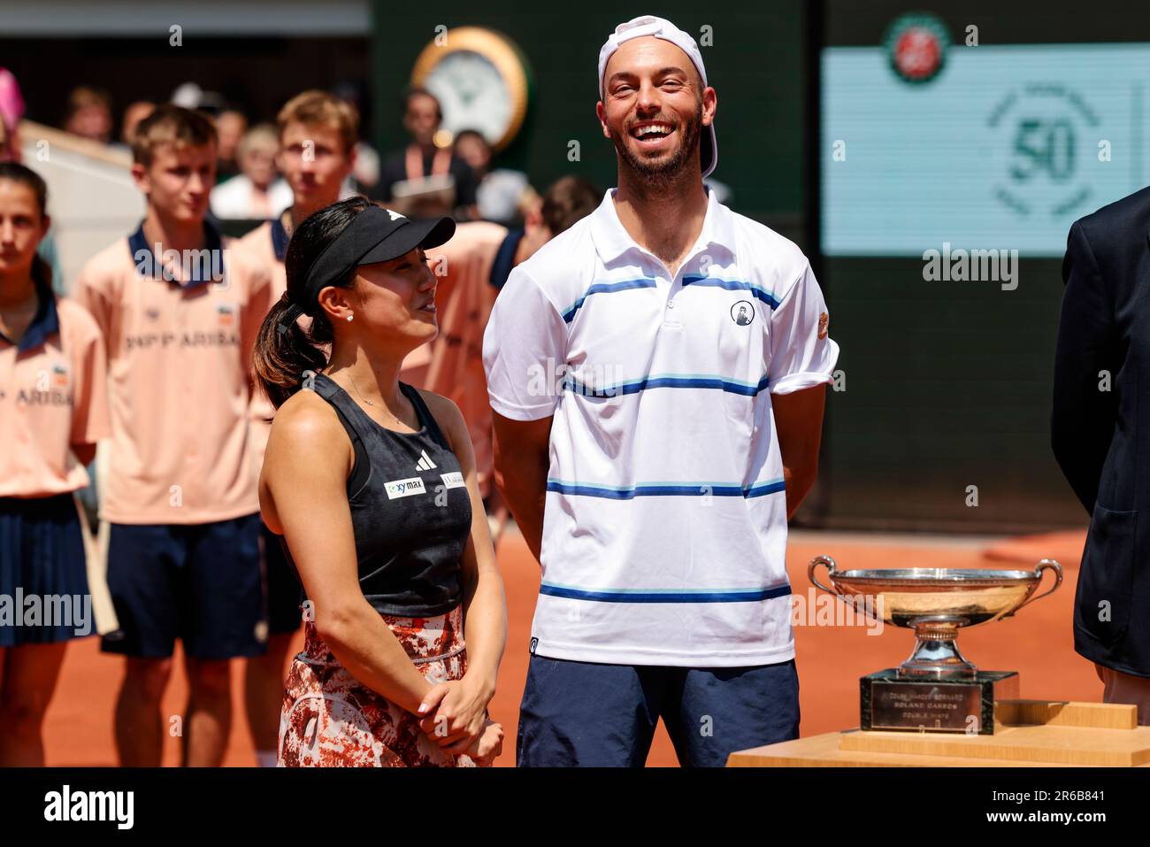 Paris, France. 8th June, 2023. Tennis player Tim Puetz from Germany and ...