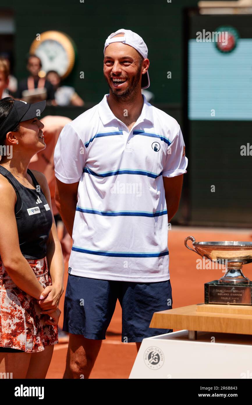 Paris, France. 8th June, 2023. Tennis player Tim Puetz from Germany and ...