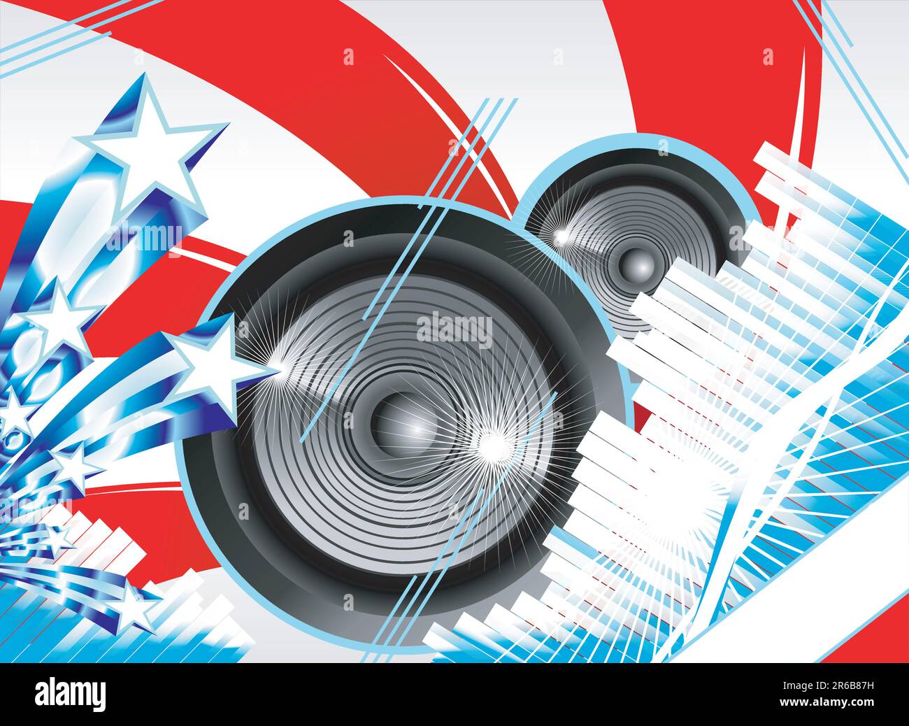Equalizer sound wave background theme Stock Vector Images - Alamy