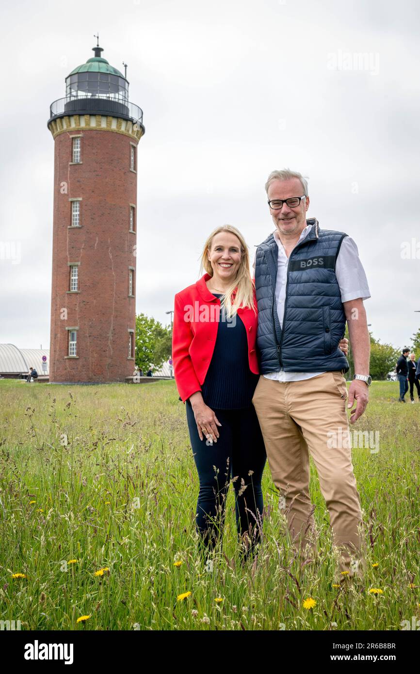 Cuxhaven, Germany. 08th June, 2023. The owners Katrin Mormann and ...