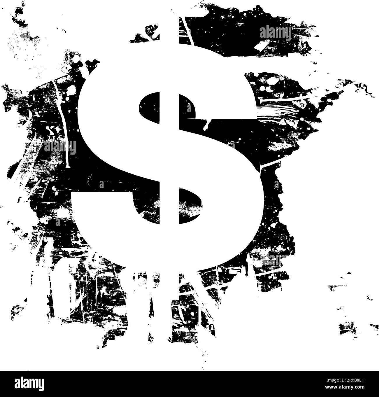 Digital dollar symbol on Stock Vector Images - Alamy