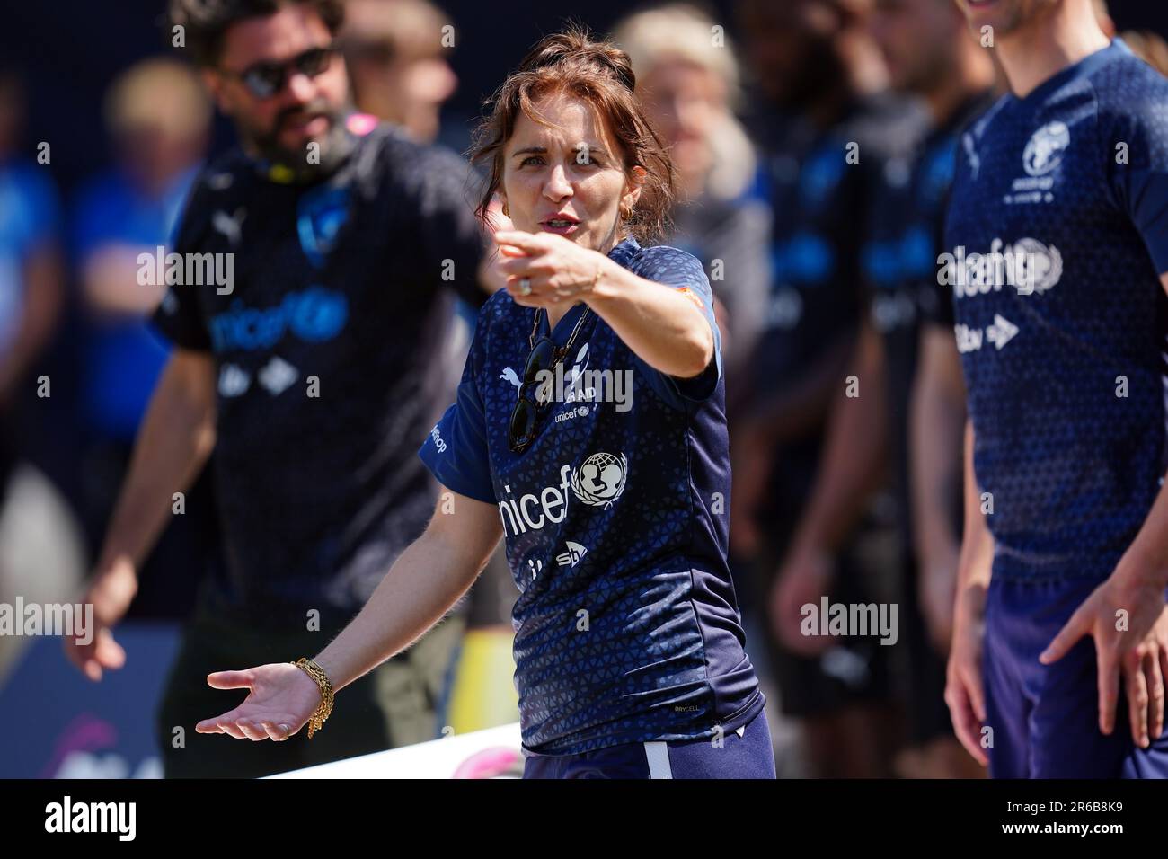 England coach Vicky McClure during a training session at Champneys ...