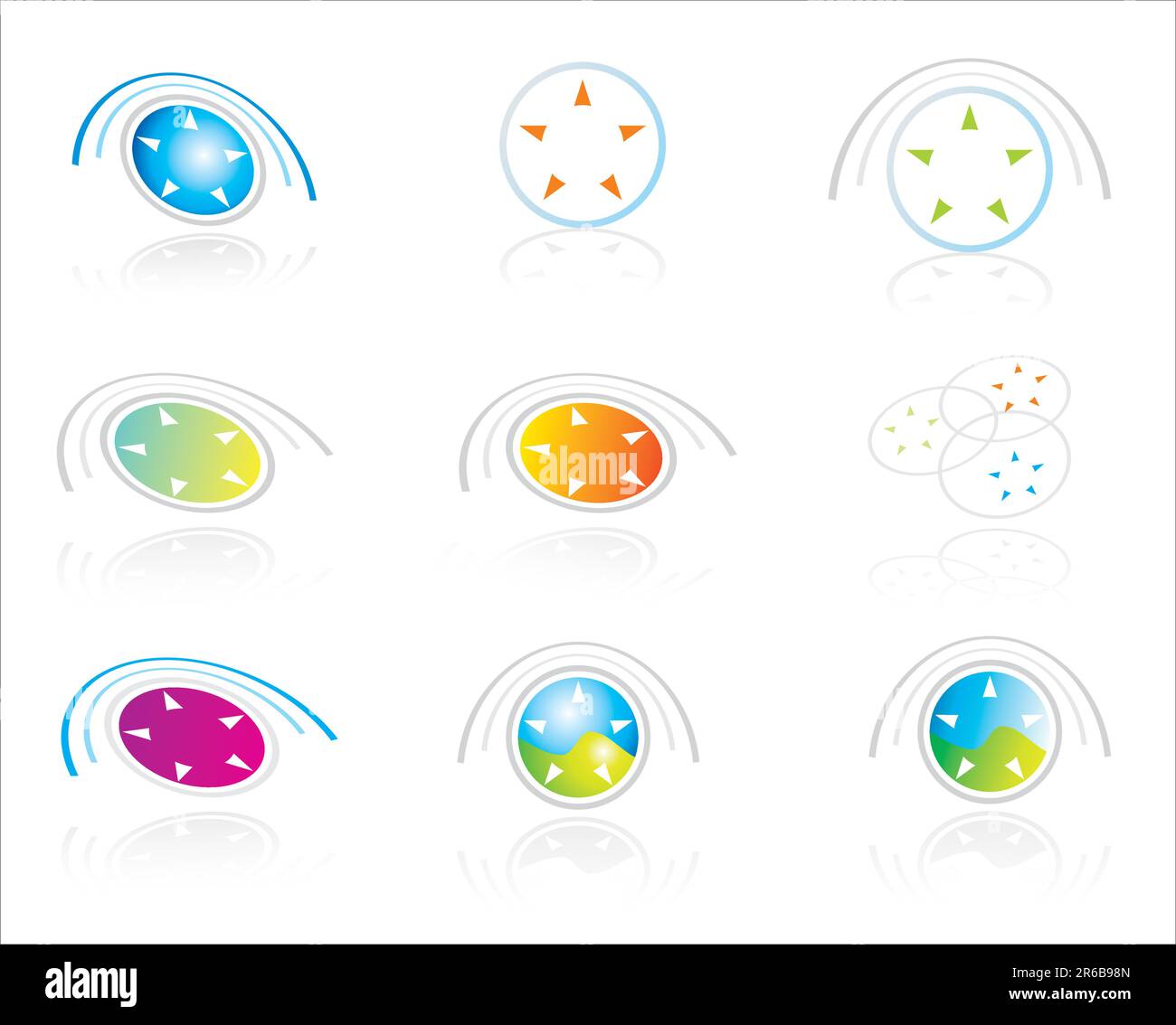 Company identification images symbols set Stock Vector Image & Art - Alamy
