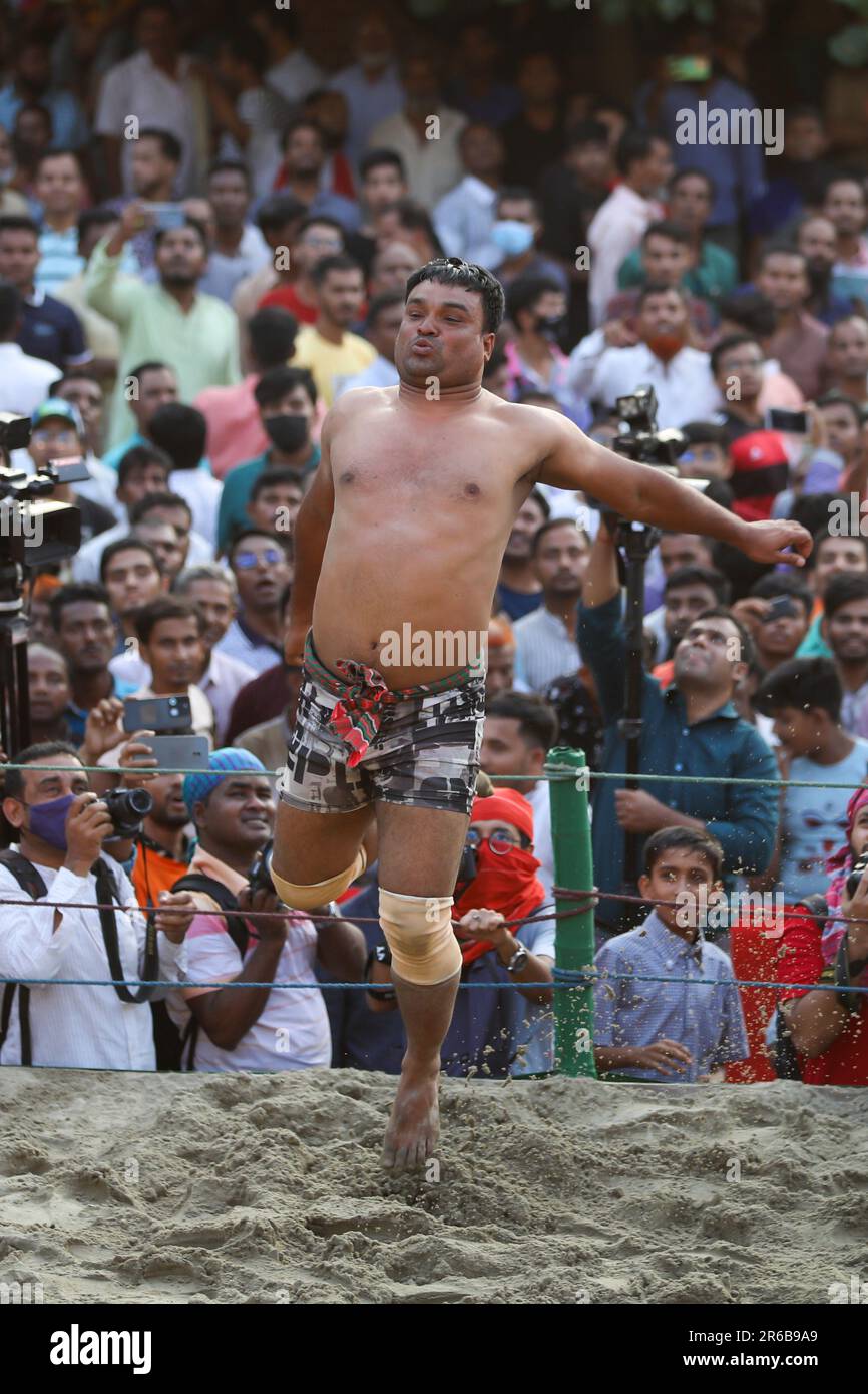 Chittagong, Bangladesh. 25th Apr, 2023. Abdul Jabbar, a resident of ...