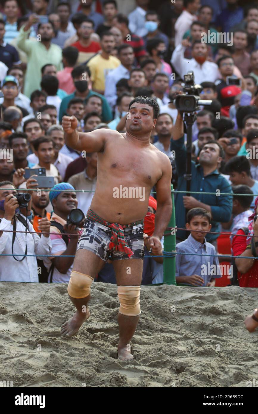 Chittagong, Bangladesh. 25th Apr, 2023. Abdul Jabbar, a resident of ...