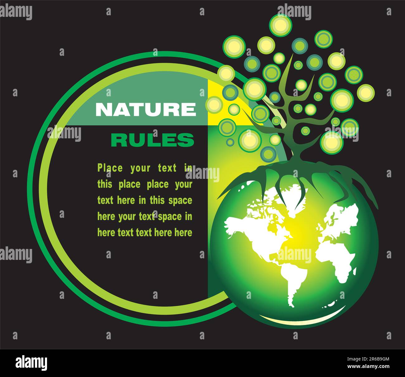 Environment Saving and Nature Card background Stock Vector Image & Art ...