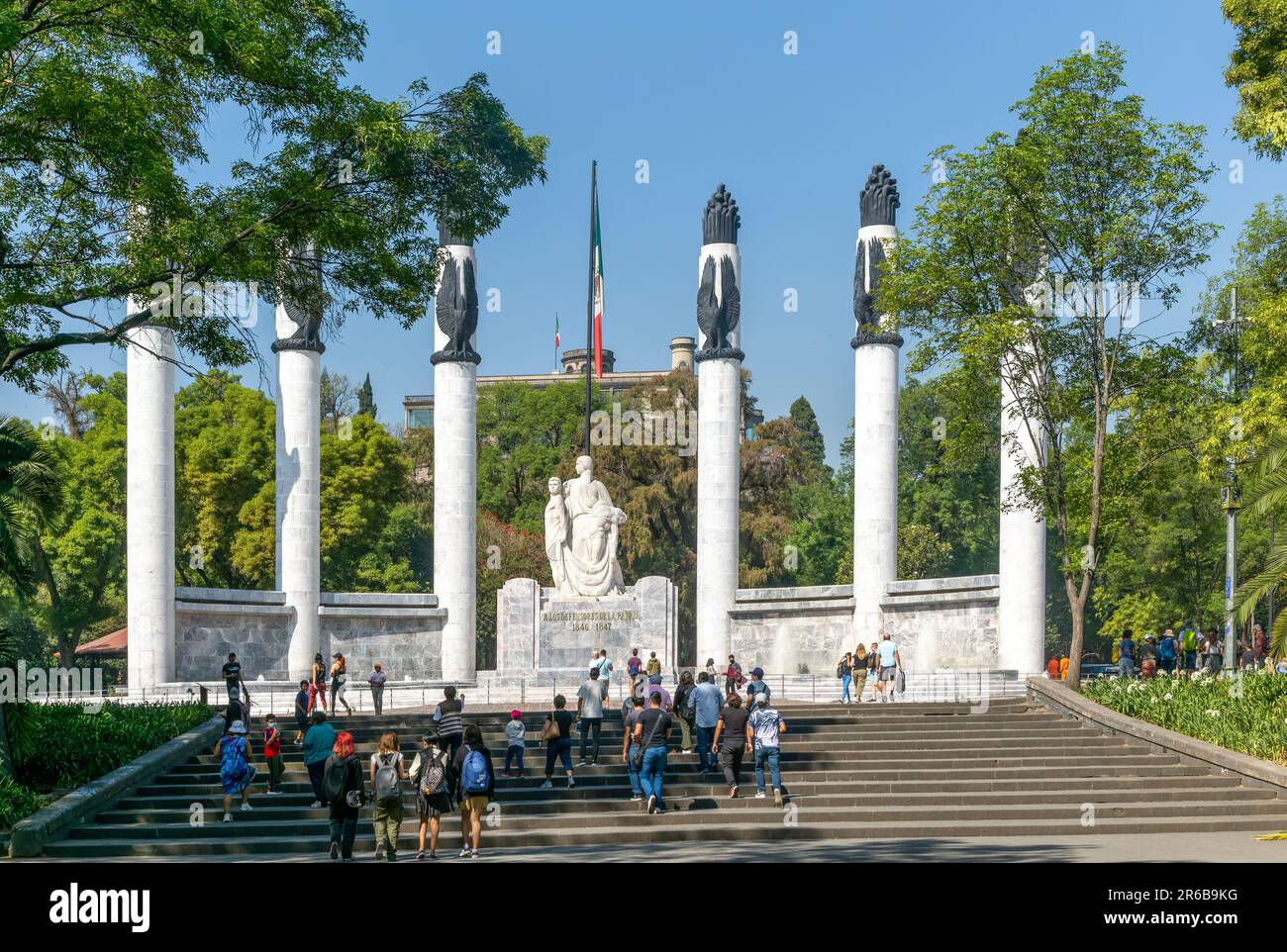 Monument to the Child Heroes, Monumento a los Niños Héroes, Bosque de Chapultepec Park, Mexico ...