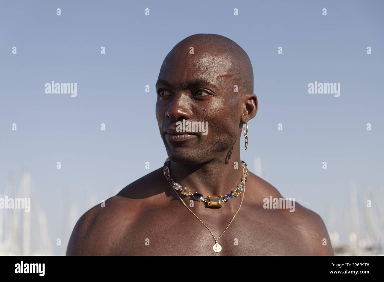 Cameroonian bodybuilder hi-res stock photography and images - Alamy