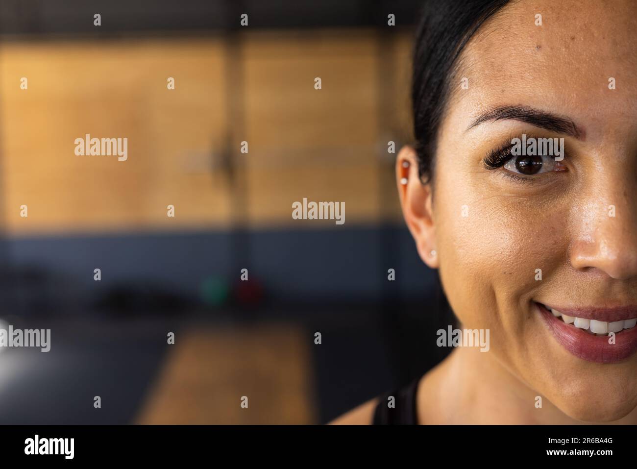 Closeup portrait young woman smiling hi-res stock photography and ...