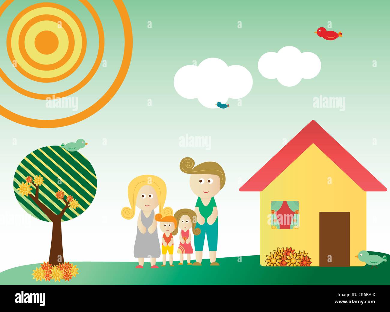 Healthy sun flowers Stock Vector Images - Alamy