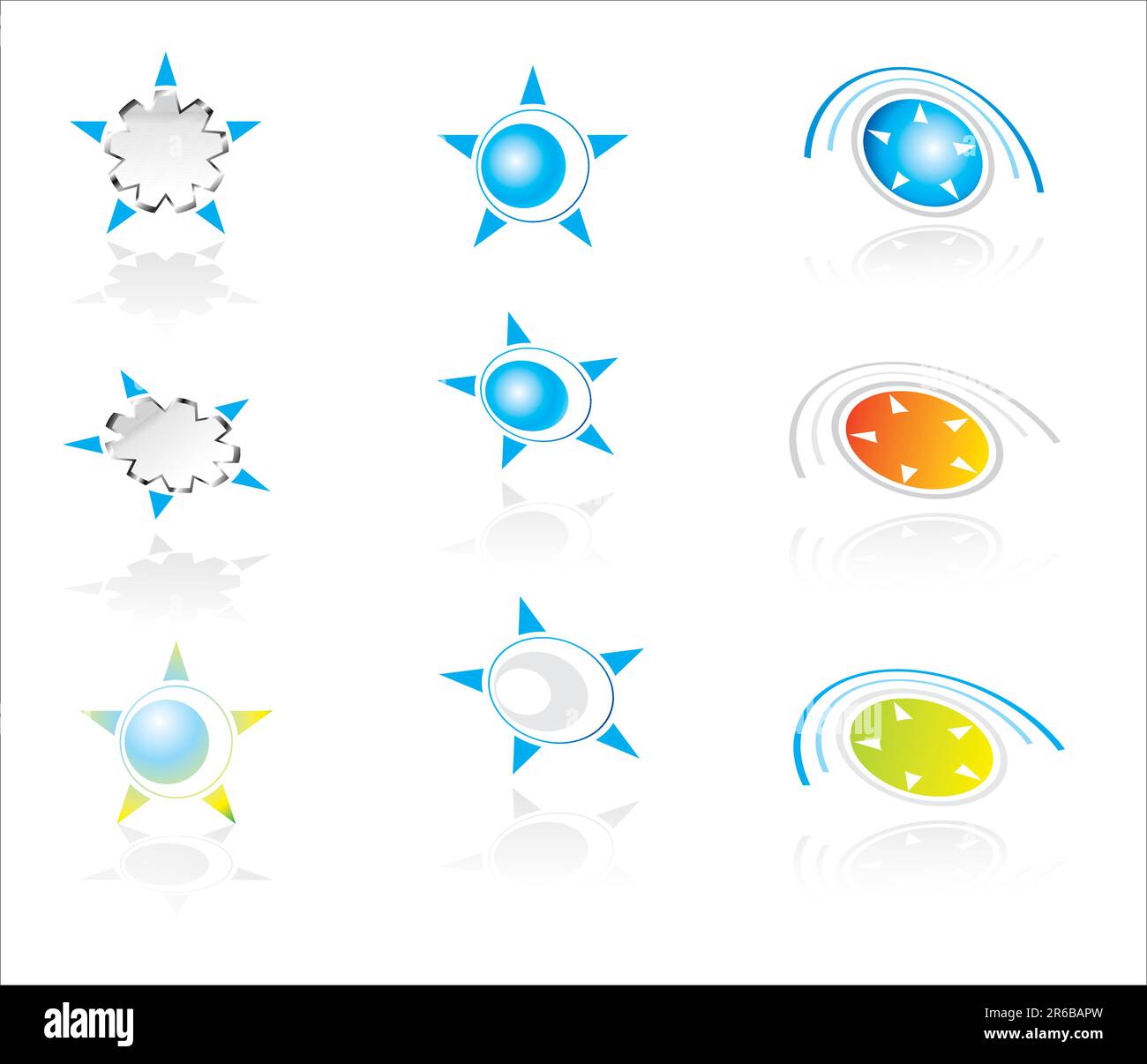 Company identification images symbols set Stock Vector Image & Art - Alamy