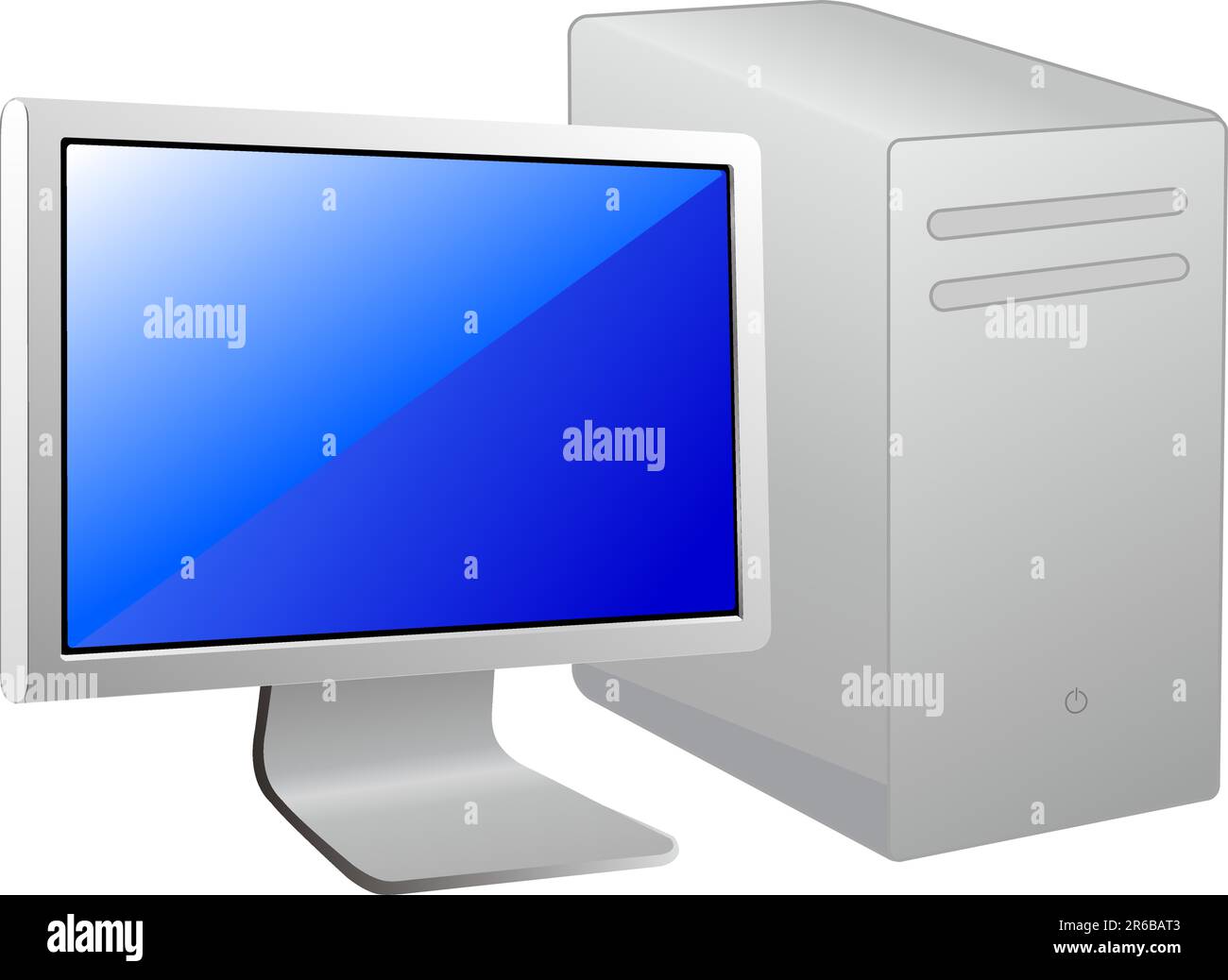 vector compter isolated on white background Stock Vector Image & Art ...
