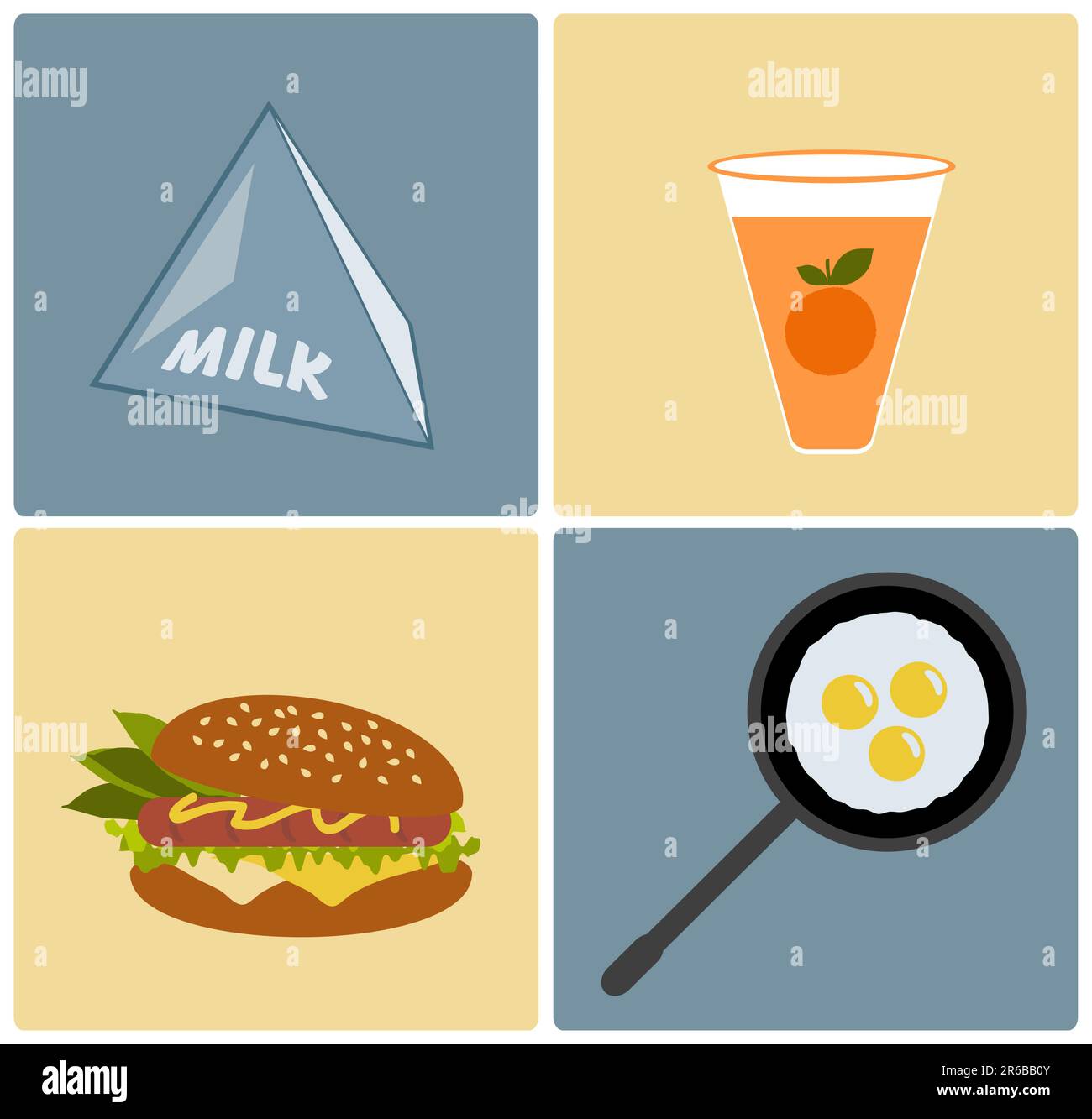 Vector Dinner Clip-Art Stock Vector Image & Art - Alamy