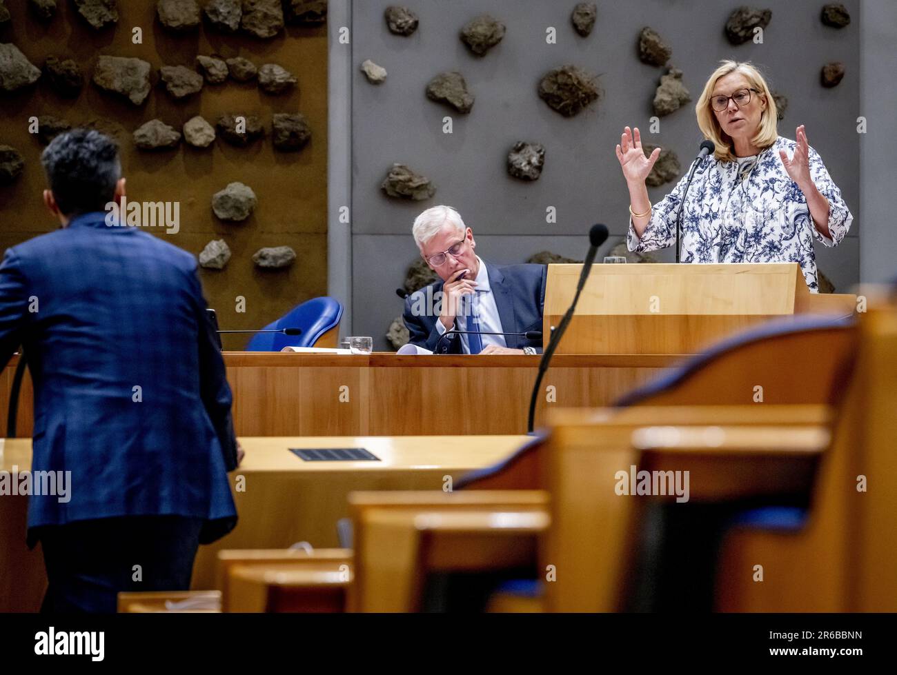 THE HAGUE - Sigrid Kaag, Minister of Finance and Marnix van Rij, State ...