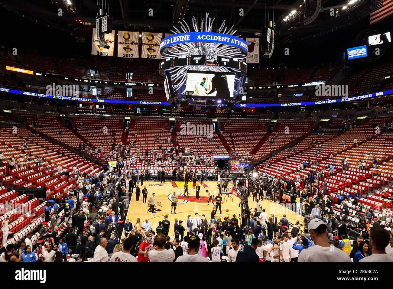 Kaseya Center, Home of Miami Heat Basketball team during 2023 NBA ...