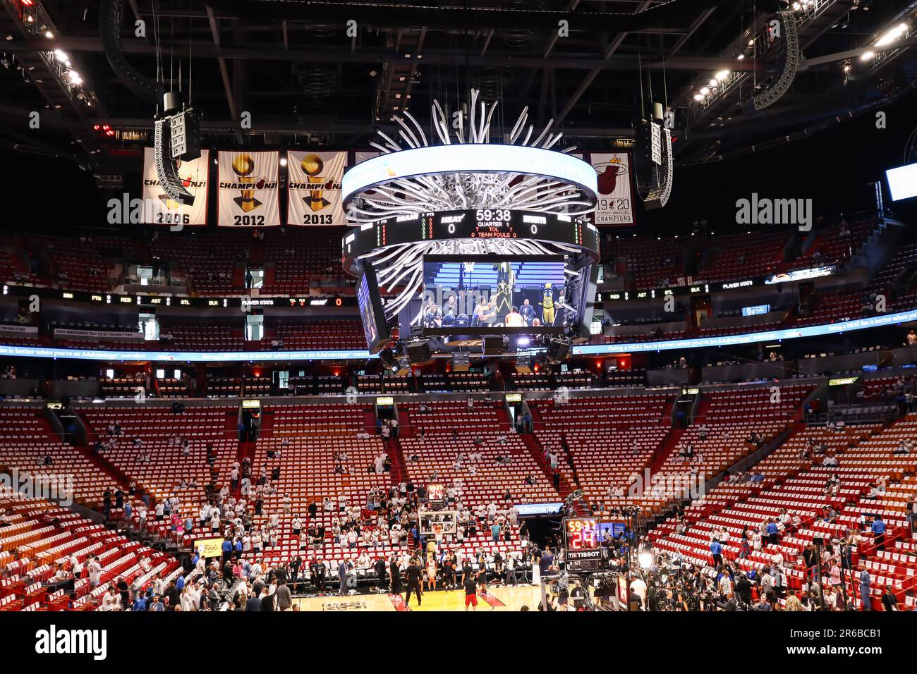 Kaseya Center, Home of Miami Heat Basketball team during 2023 NBA ...