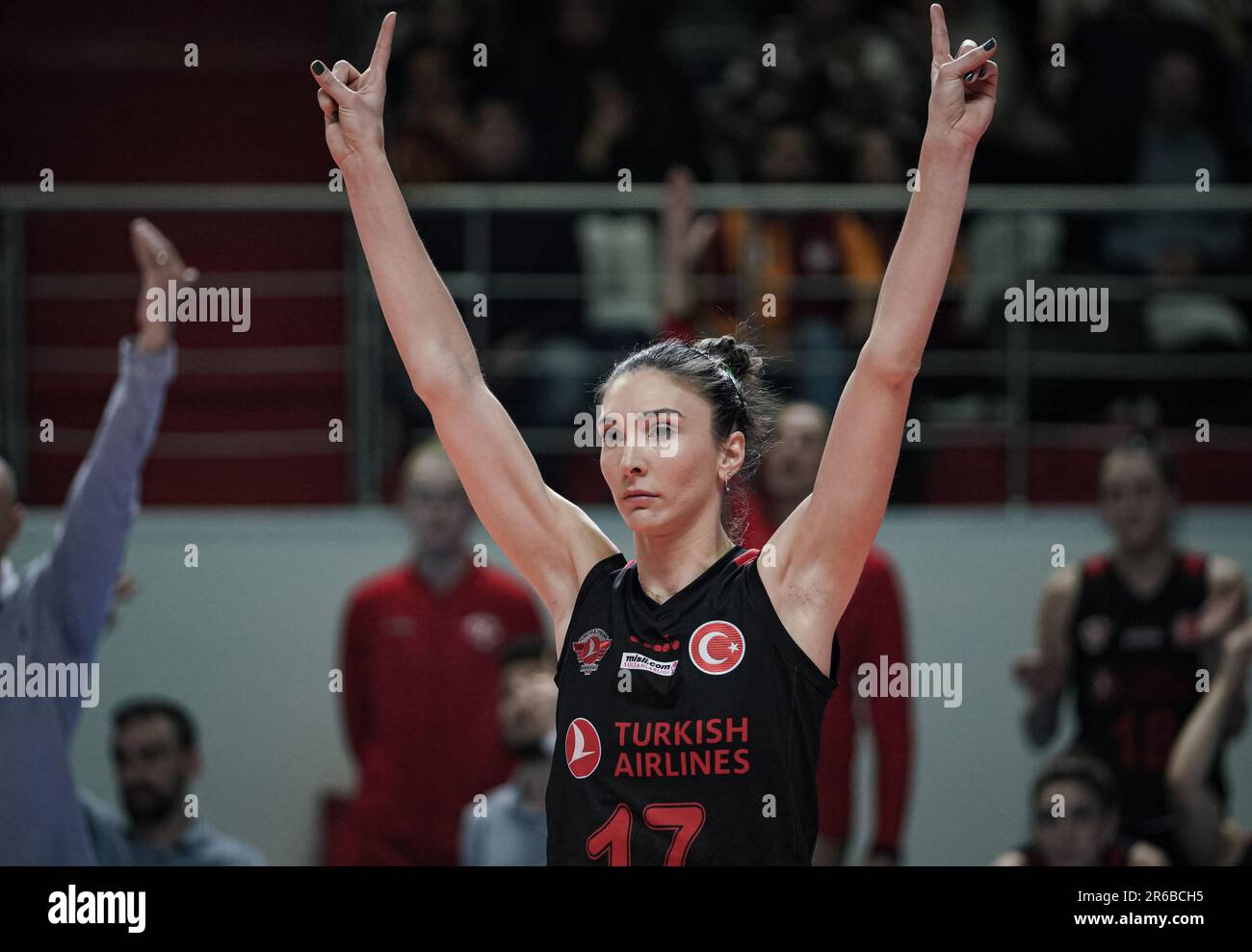 ISTANBUL, TURKIYE - DECEMBER 25, 2022: Naz Aydemir Akyol in Galatasaray ...