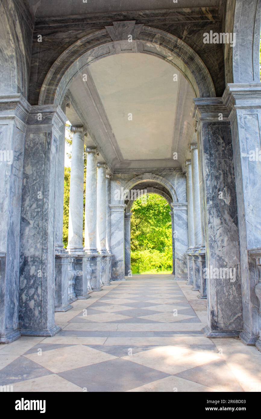 Marble Bridge in the Catherine Park in Tsarskoye Selo.Gallery with ...