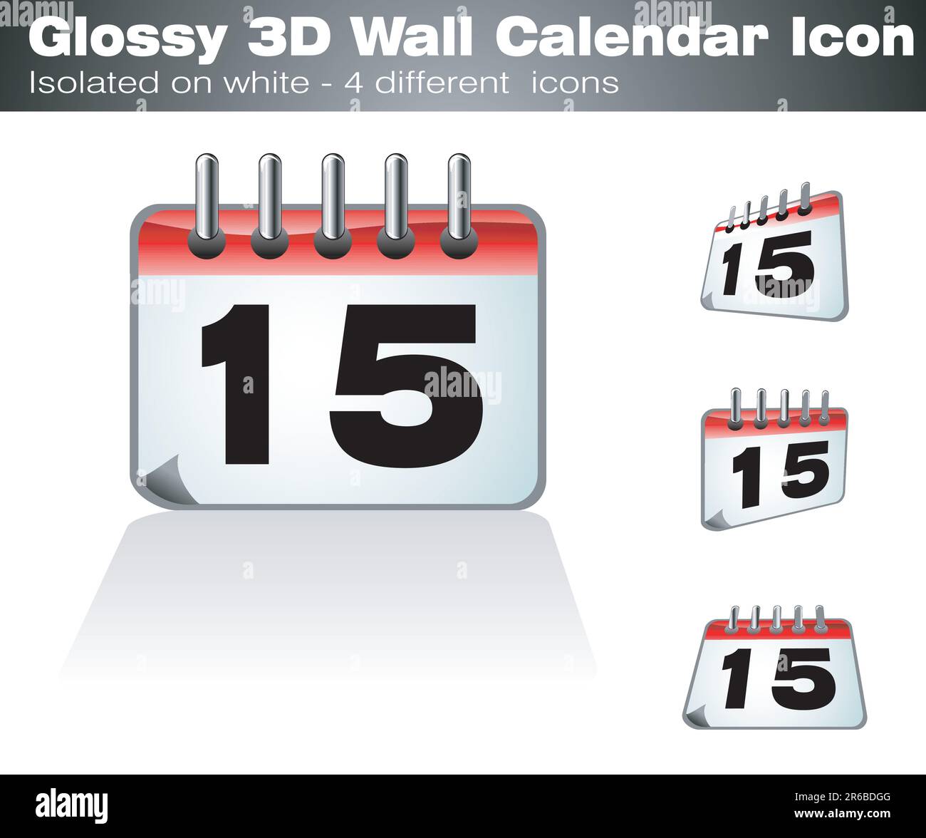 3d realistic calendar Stock Vector Images - Alamy