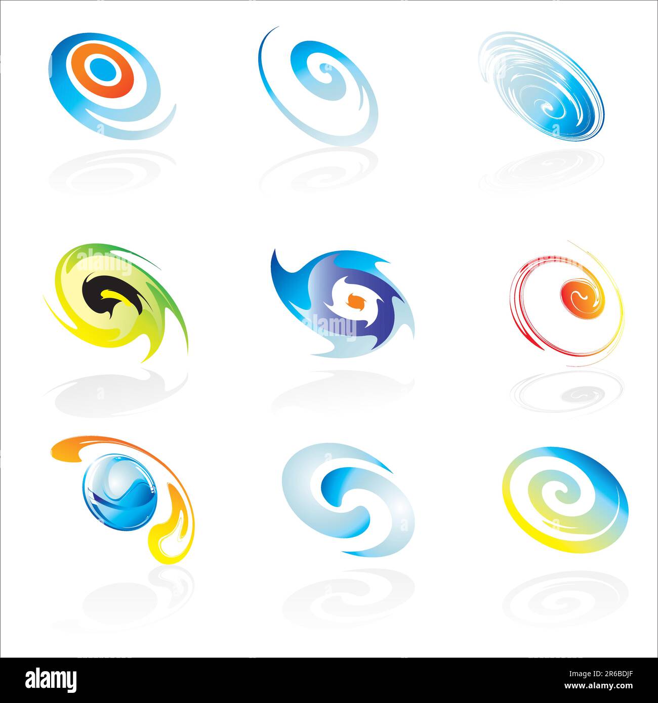 Set of Corporate identity icons or design elements Stock Vector Image ...
