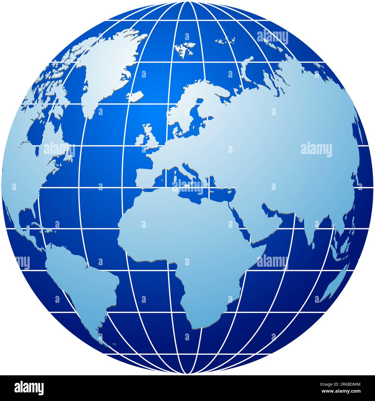 World north pole view Stock Vector Images - Alamy