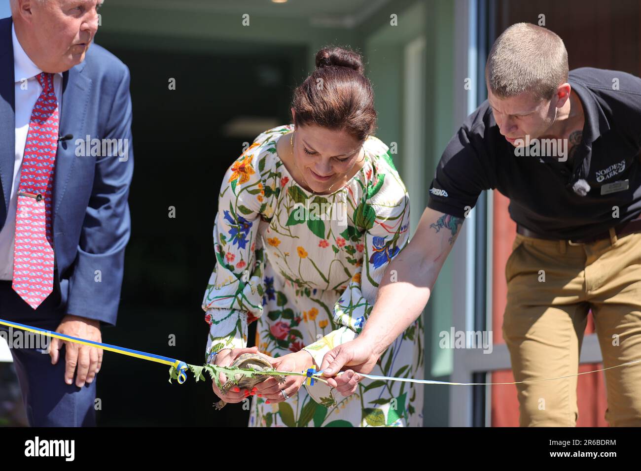 Hunnebostrand, Sweden. 08th June, 2023. Crown Princess Victoria and a ...