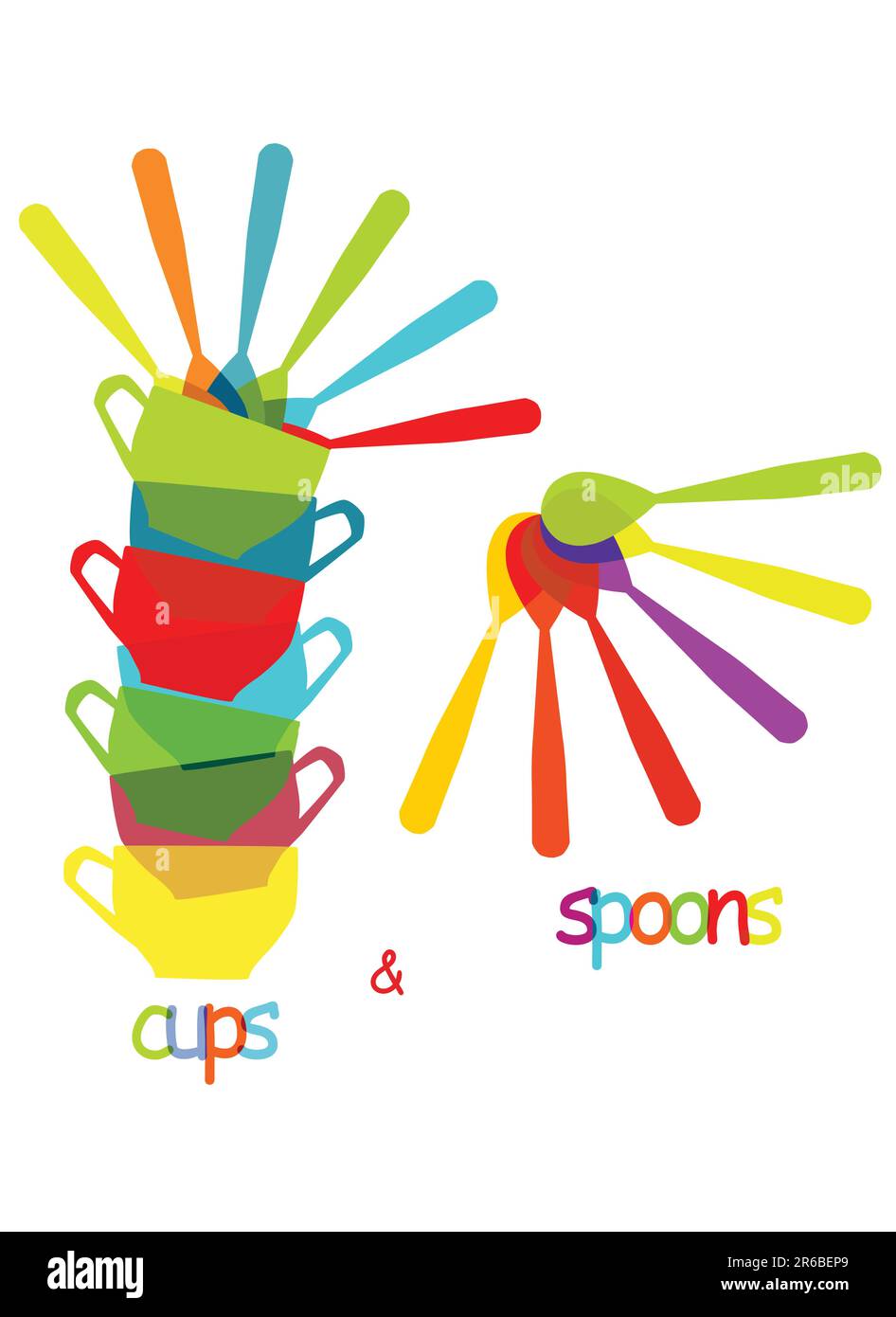 Nice cafe background Stock Vector Images - Alamy