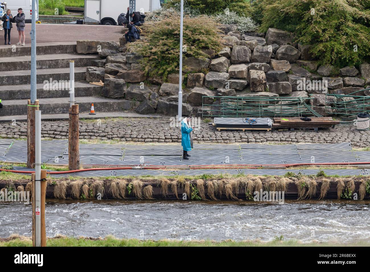 Stockton on Tees, UK. 8th June 2023. Filming has been taking place at ...