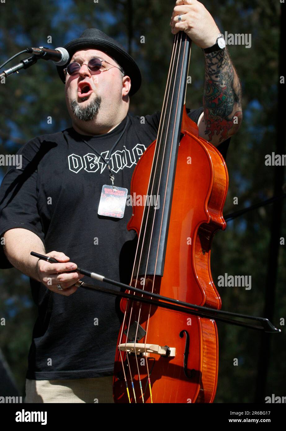 Mark Rubin of the Bad Livers performs with his bandmates at the annual ...