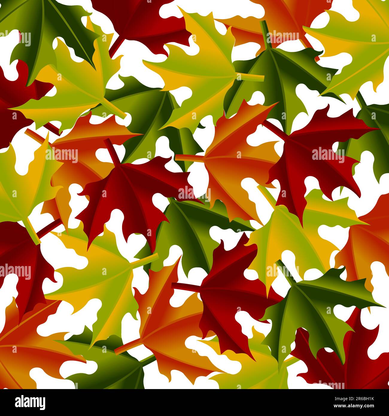 Green leaves square over Stock Vector Images - Alamy