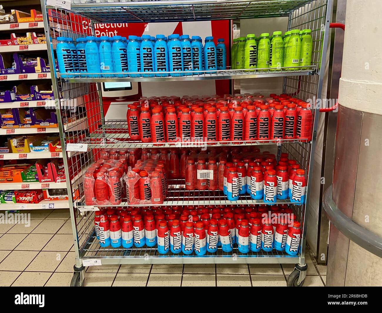 Prime hydration energy drink hi-res stock photography and images - Alamy