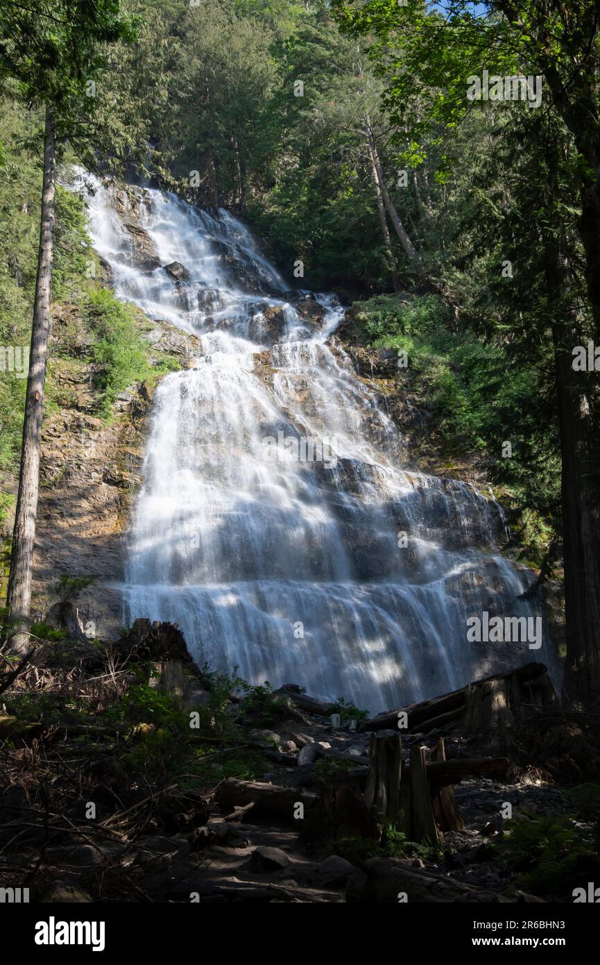 Bridal Veil Falls in Chilliwack, British Columbia, Canada Stock Photo ...