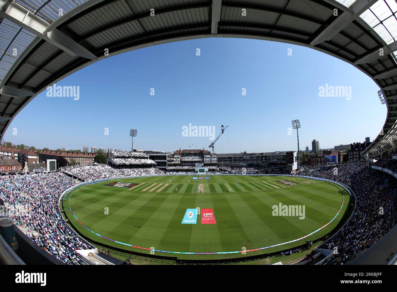 A view of the game from the stands during day two of the ICC World Test ...
